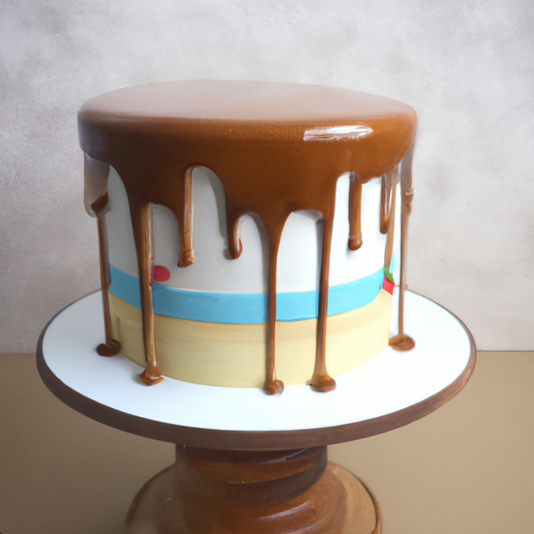 How to store a drip cake overnight