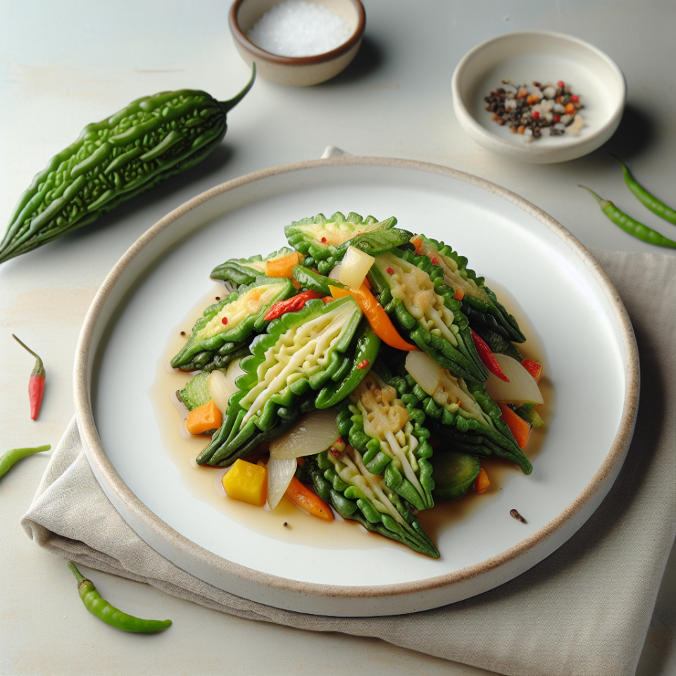 Bitter Melon Recipe Filipino: Sauteed Ampalaya with Egg Ginisang Melon