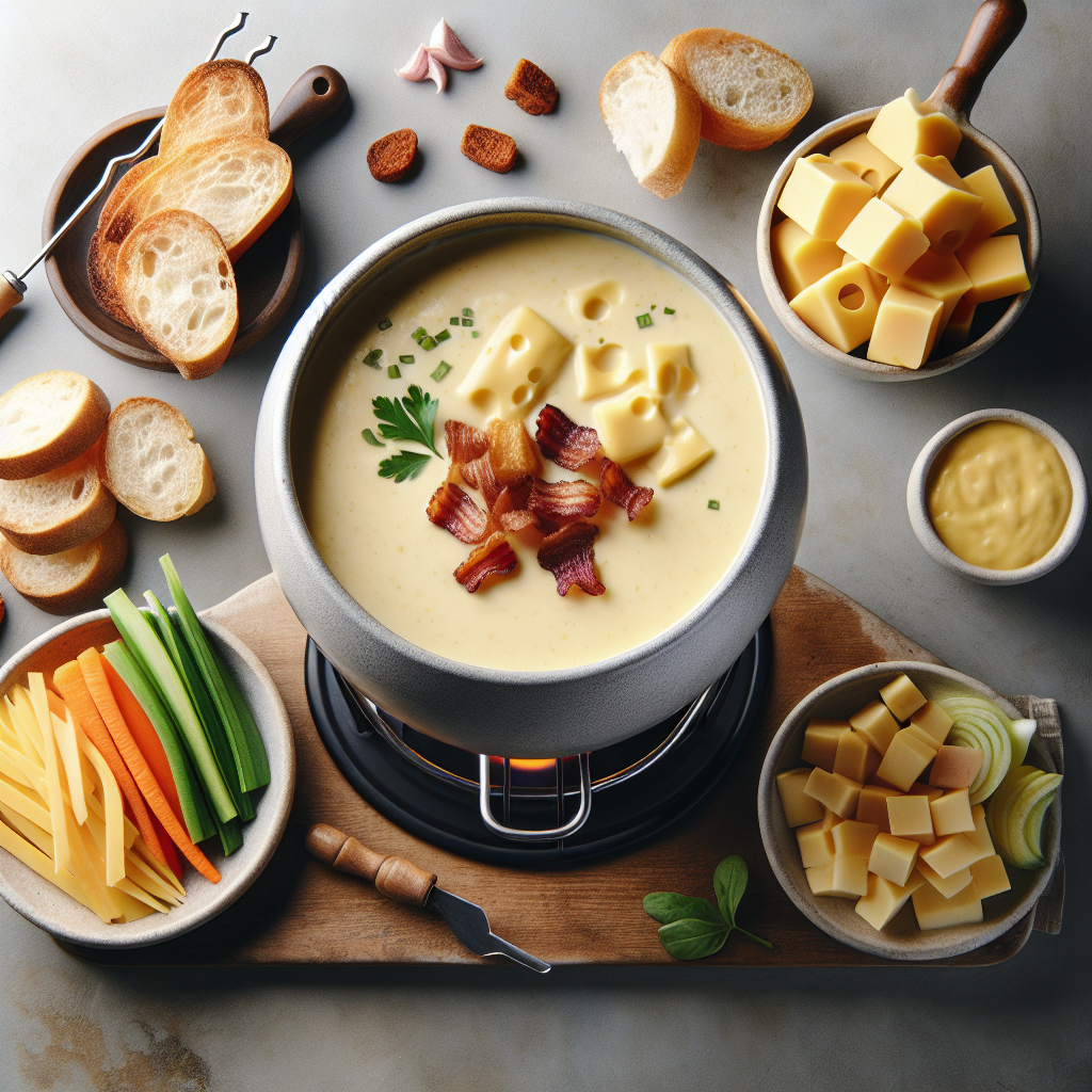 Melting Pot Wisconsin Cheddar Recipe: Beer Cheese Fondue Delight