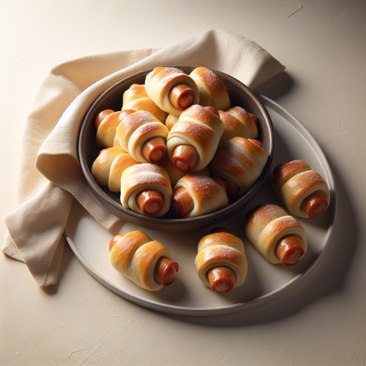 Pigs in a Blanket Recipe Pillsbury: Crescent Roll Dogs Delight